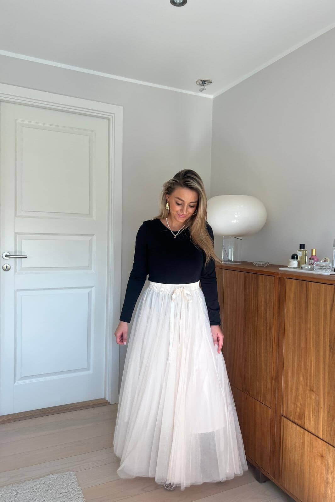 Anobel Copenhagen - Emma Skirt - Ecru | Ankellang