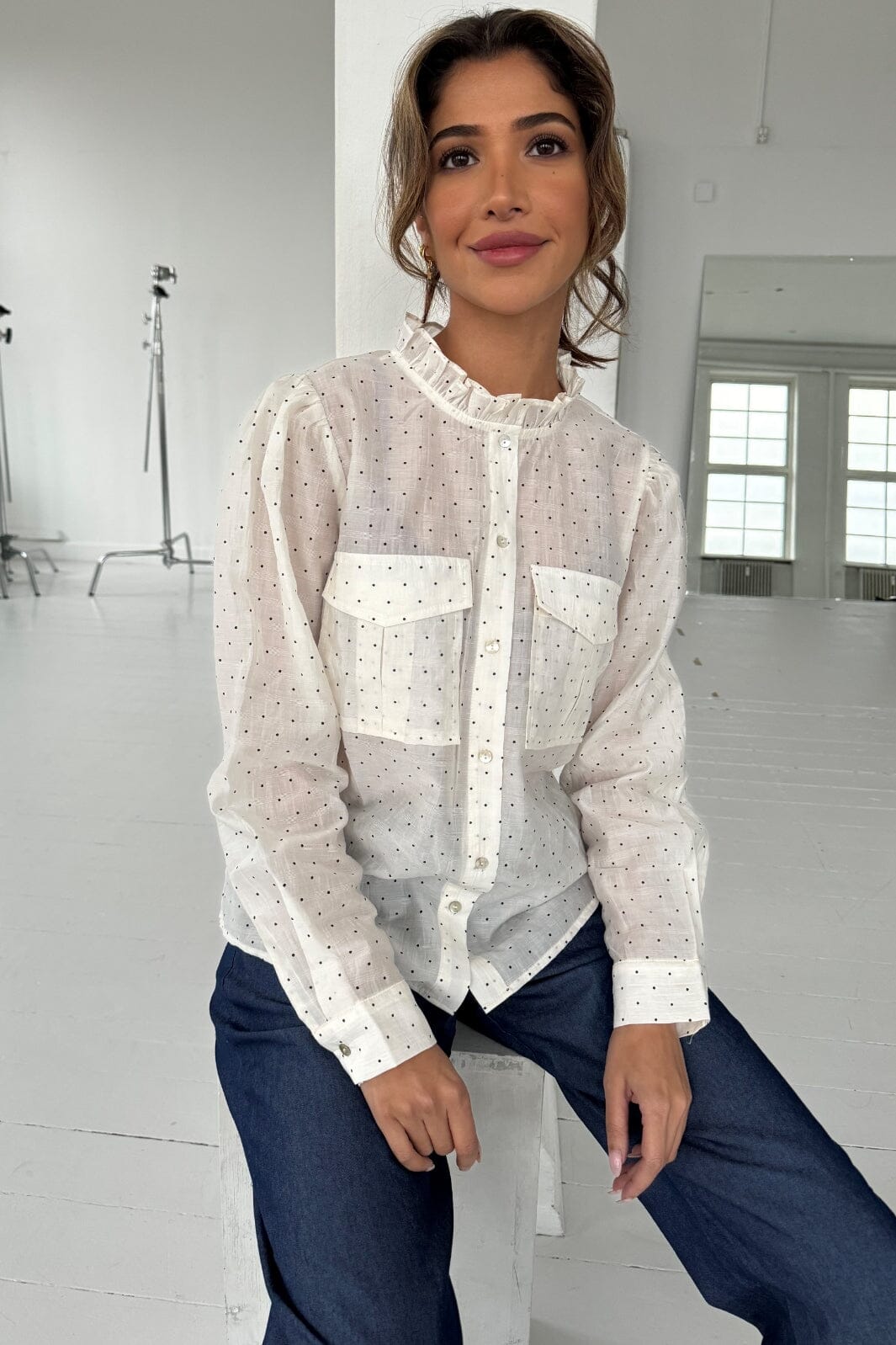 Continue - Mili Smal Dot 14744 - Off White Dot | Køb