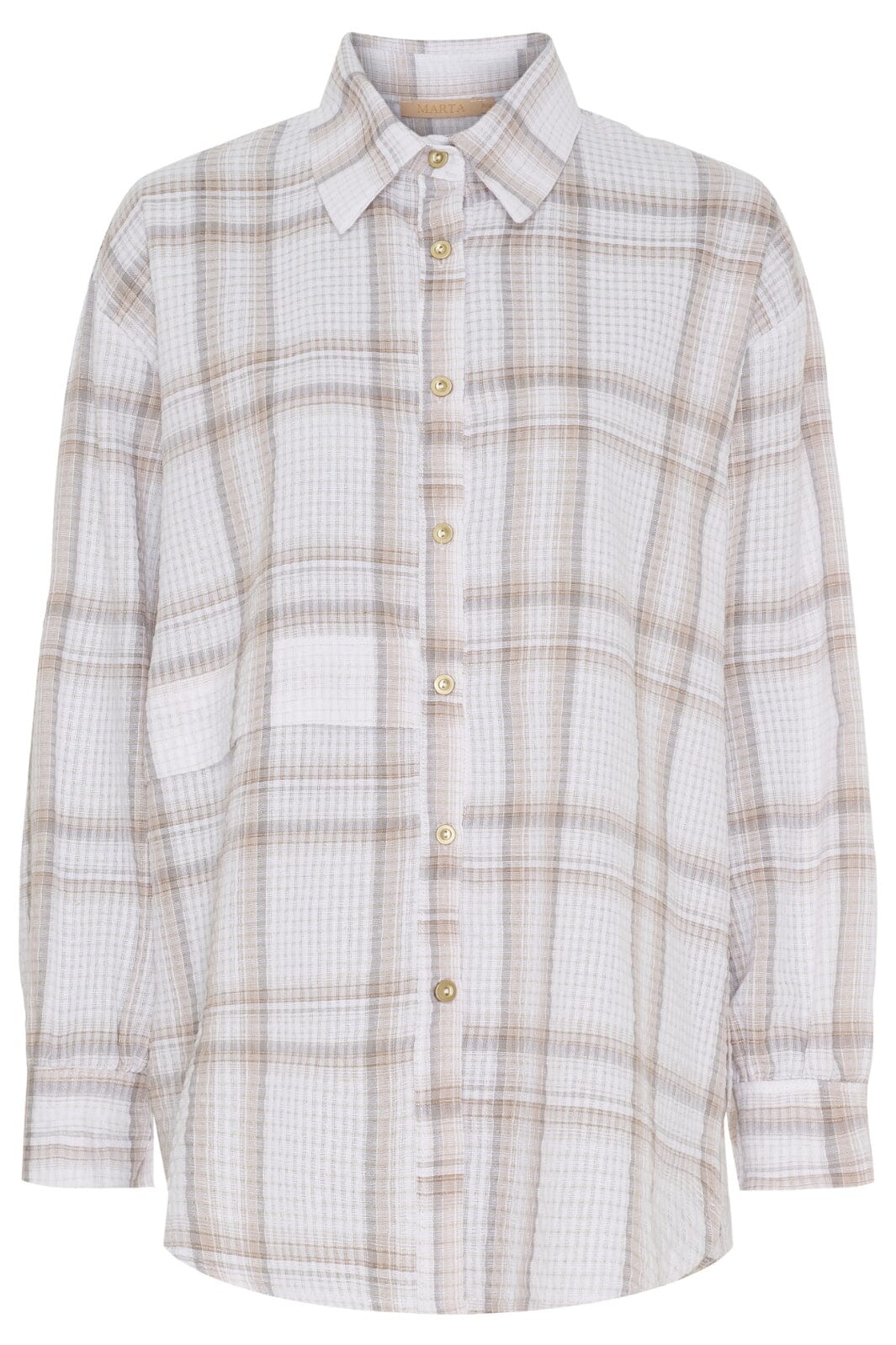 Marta Du Chateau - Mdcfaustina Shirt 6891 - Beige | Køb