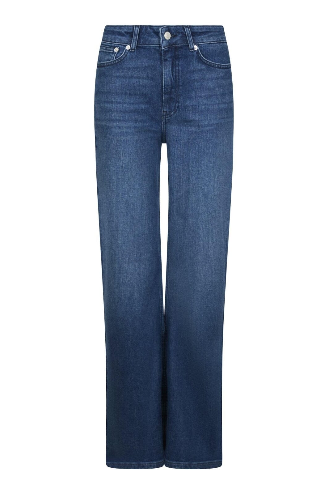 Neo Noir - Carla Denim Pants - Blue | Høj talje