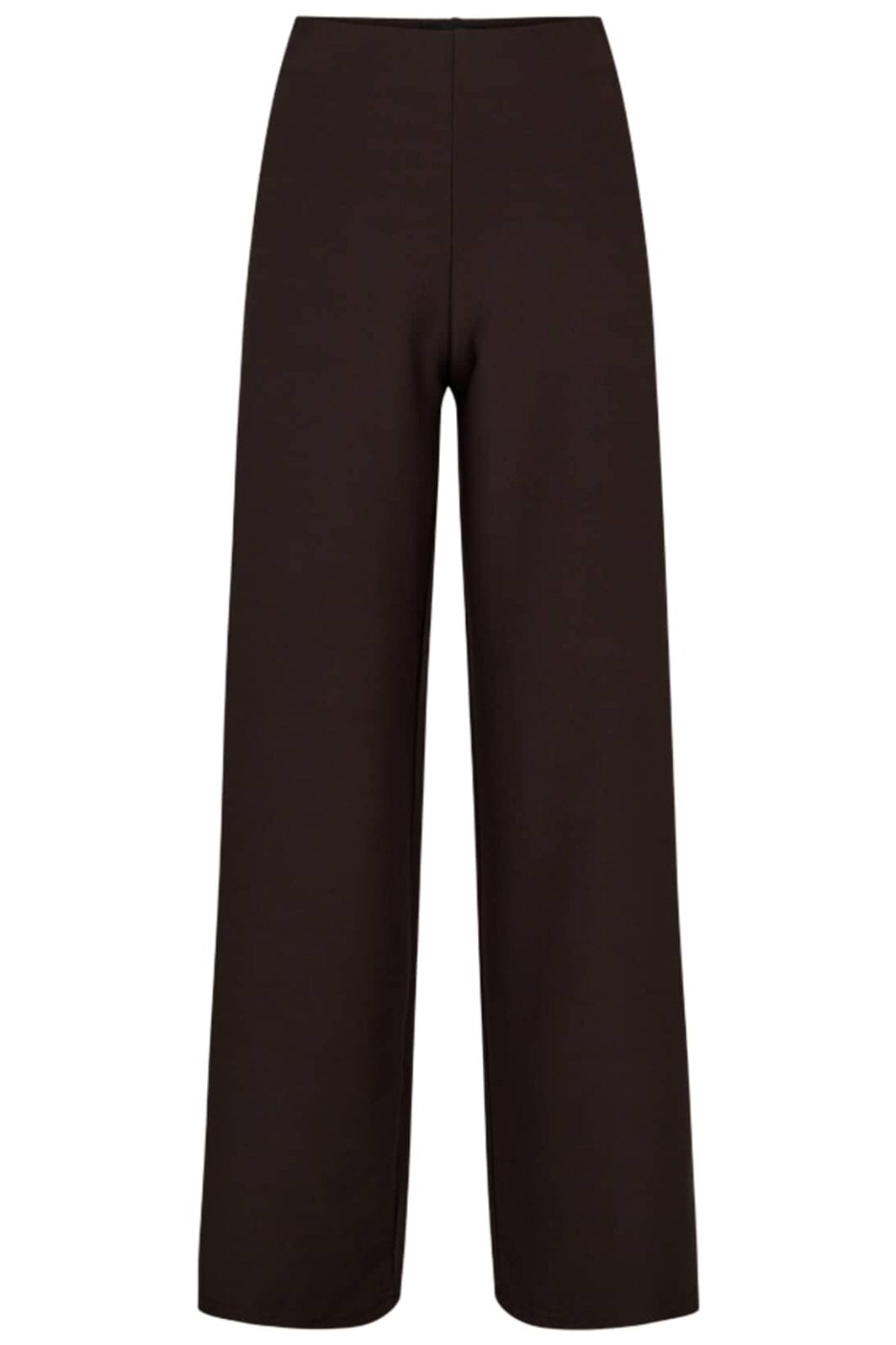 Liberte - Henne-Wide-Pants - Dark Brown | Høj talje