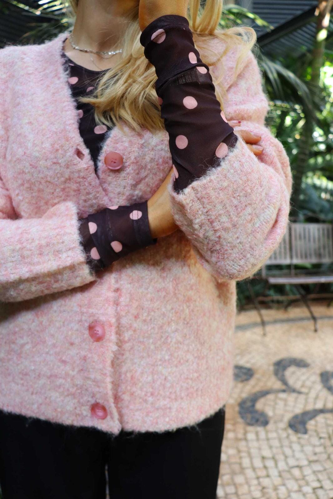 Liberte - Lou Cardigan 22352 - Creme Peachy | Køb her