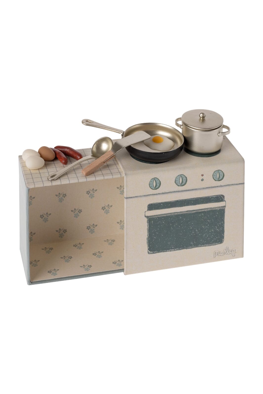 Maileg - Cooking Set, Mouse - Mouse Furniture | Køb her