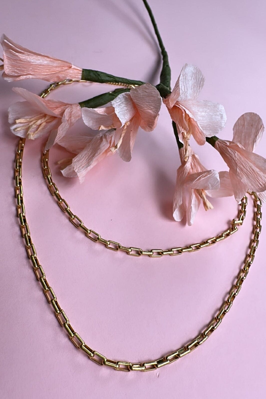 Mellow Moon - Link chain Necklace - Forgyldt | Køb her