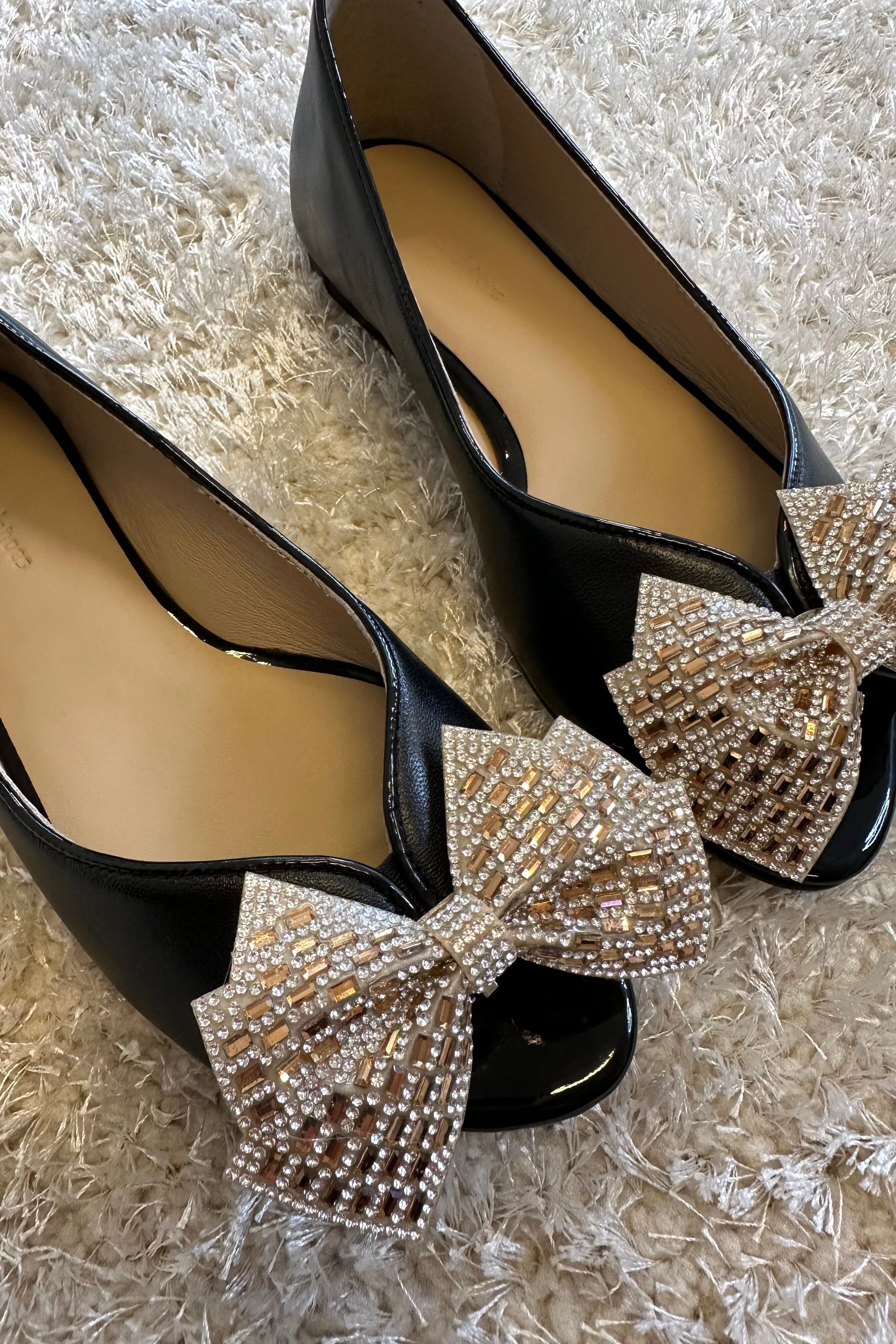 Mellow Moon | Smal Bow Glitter - Forsølvet » Molly&My