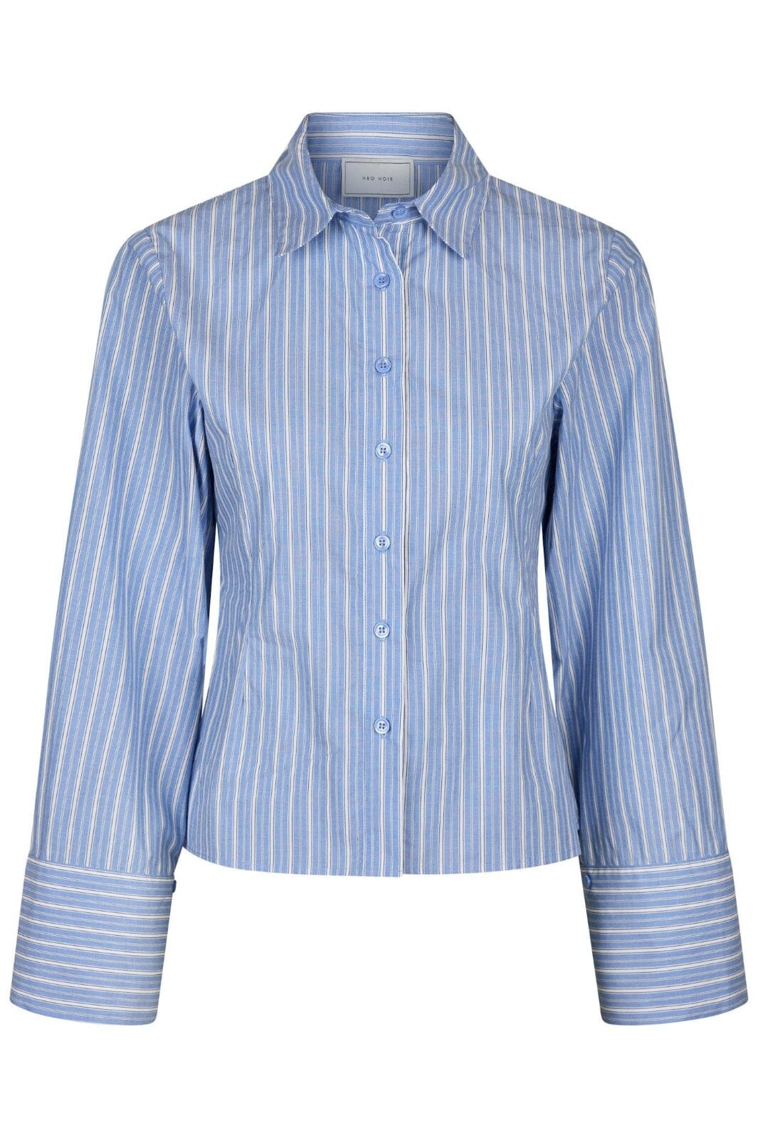 Neo Noir - Rosa Stripe Shirt 163139 - 140 - Blue | Køb
