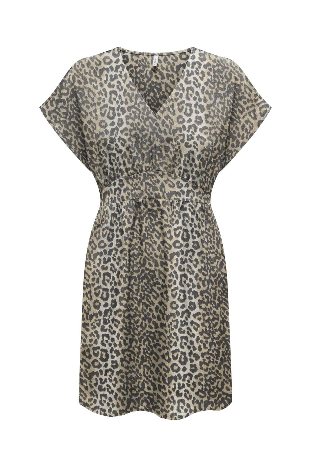 Only - Onlnova Life Elite S/S Macey Dress - 4746336 Timber Wolf 631 Wi