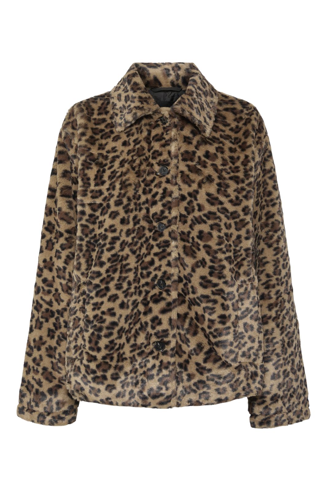 Pieces - Pcrobyn Jacket - 4709634 Brown Sugar Leo | Køb