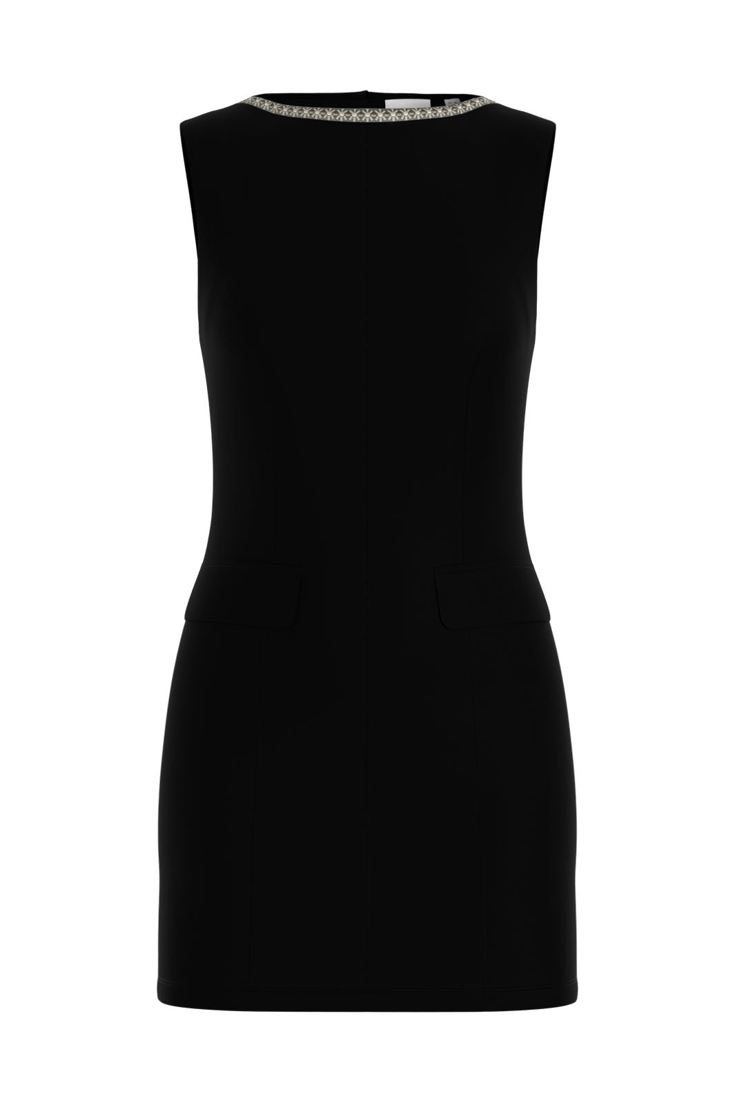 Vila | 14113798 - Black-Pearl Neck-#000000-C-N10 » Molly&My
