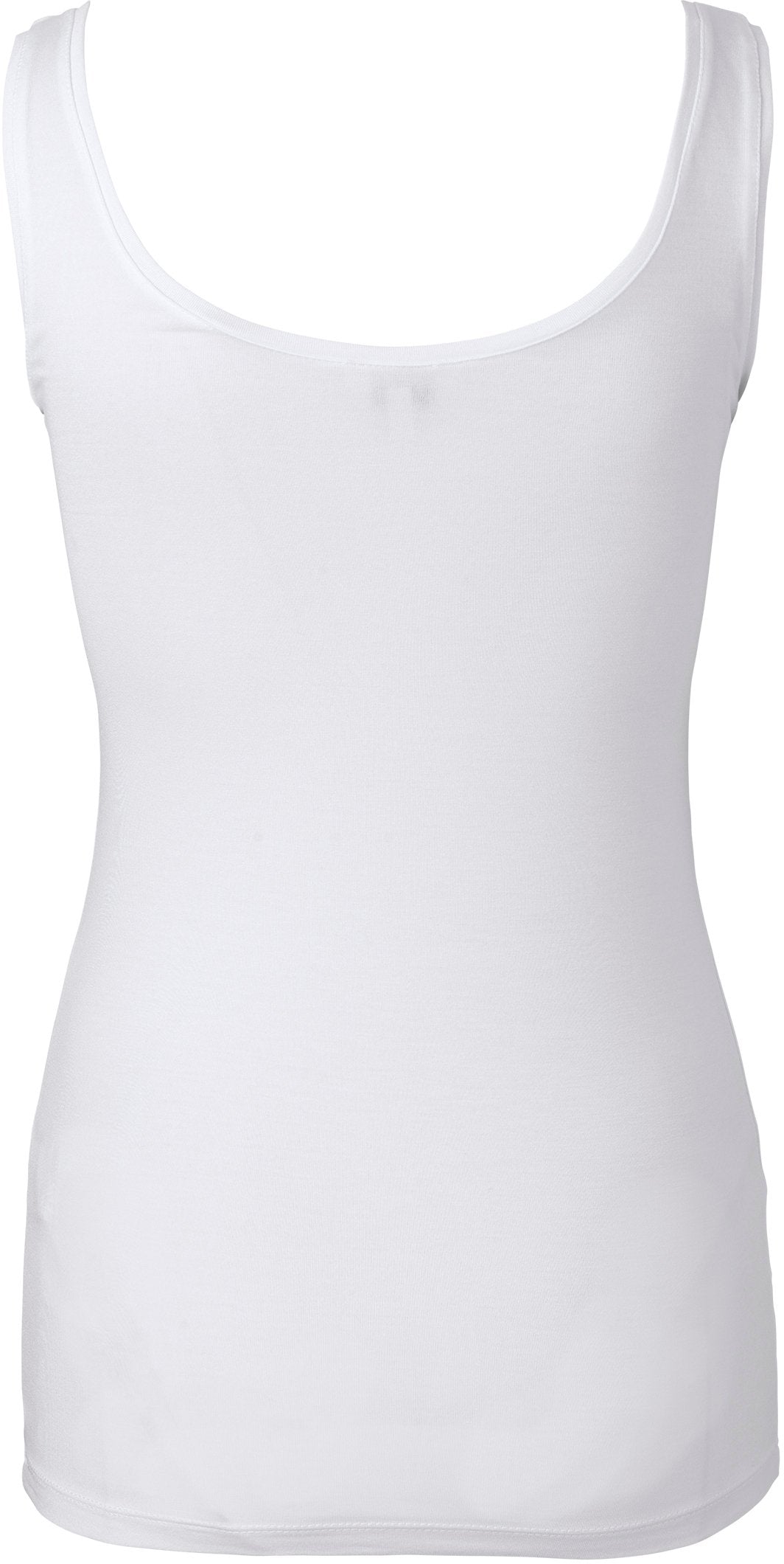 MbyM - Sina Basic Top - White | Blød | Ærmeløs